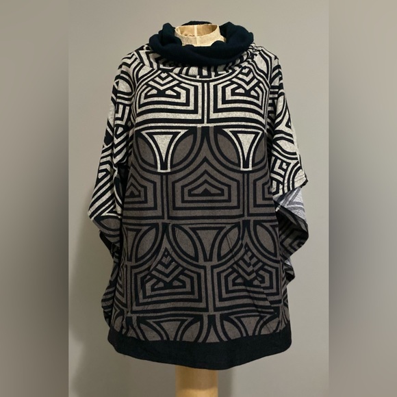 Sweaters | Art Deco Butterfly Wing Poncho | Poshmark